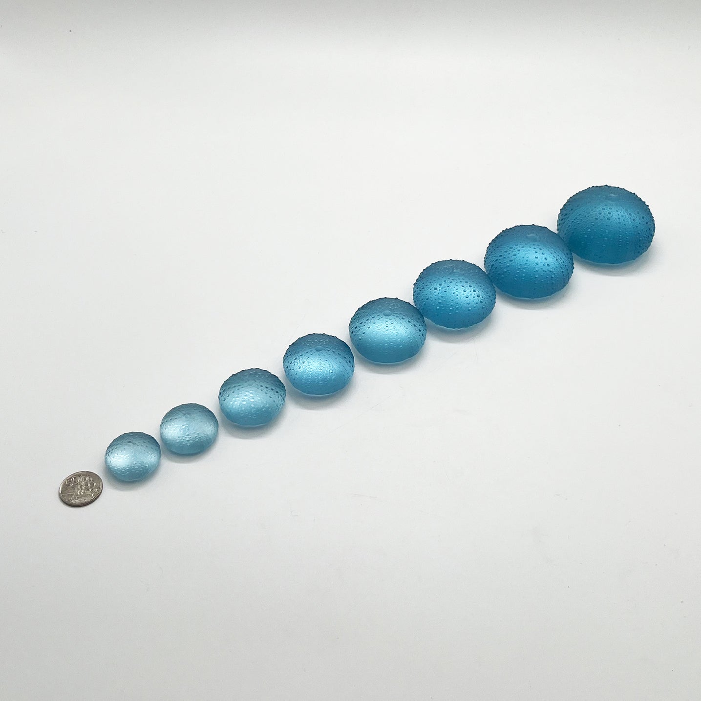 Sea Urchins/Kina - Pale Aquamarine – Hotglass NZ