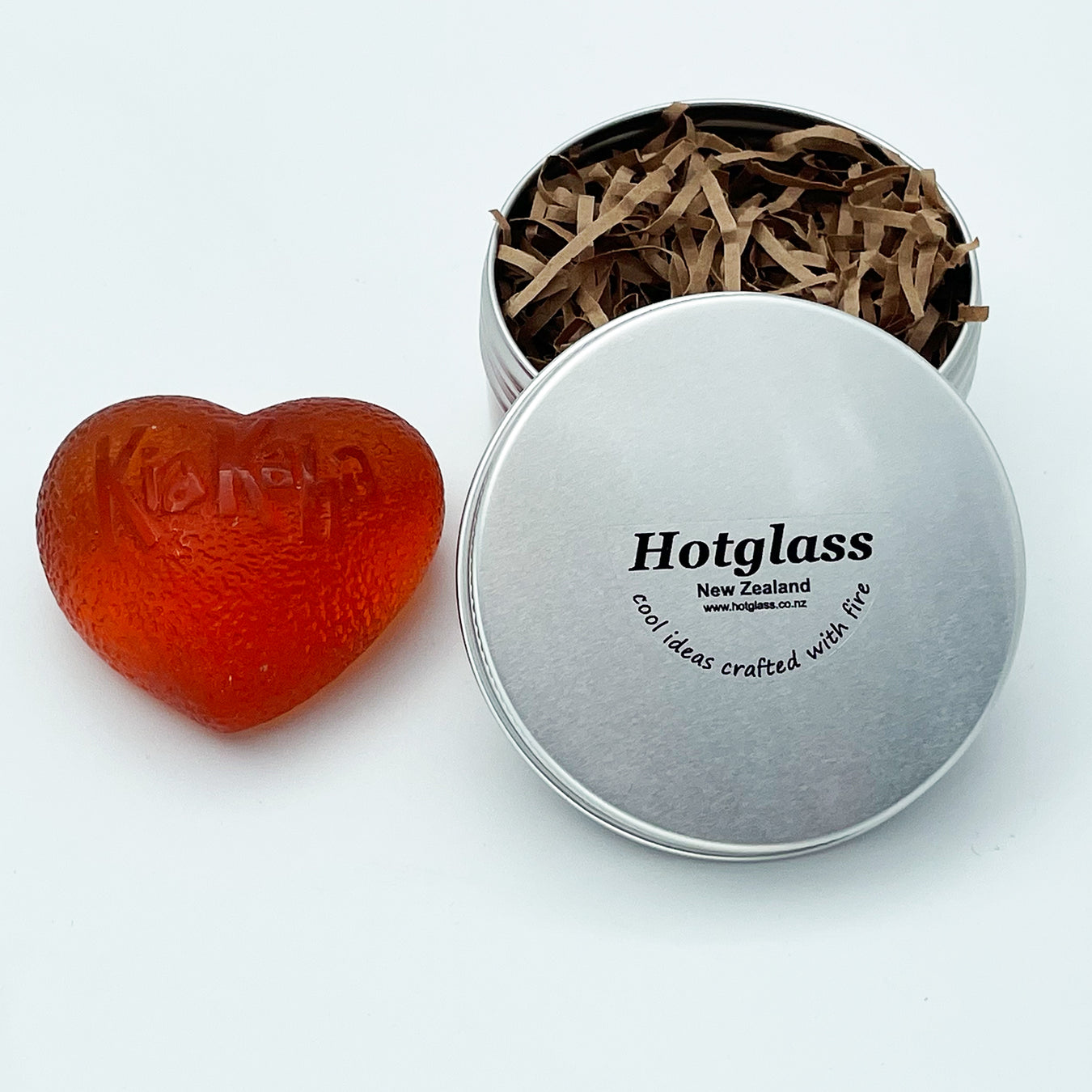 Cast Glass Hearts – Hotglass NZ