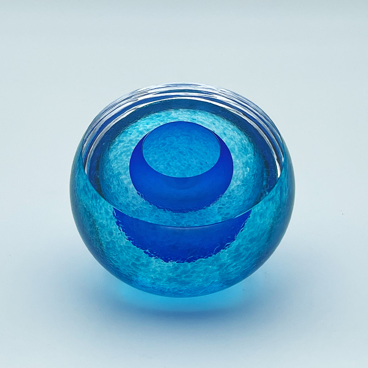 Double Bubble in Copper Blue/Blue – Hotglass NZ