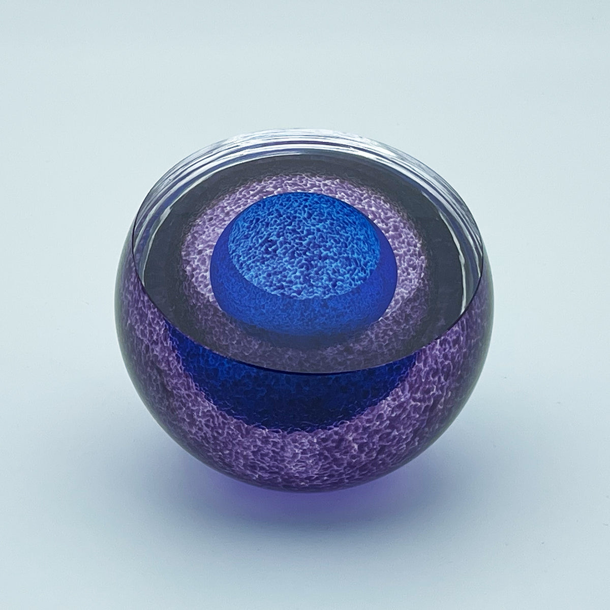 Double Bubble in Hyacinth/Blue – Hotglass NZ